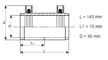 Mufa elektrooporowa 90mm PE100 SDR11 - Bolesta24.pl